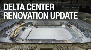 Renovation Milestone: Event Floor Nears Completion at Delta Center ...